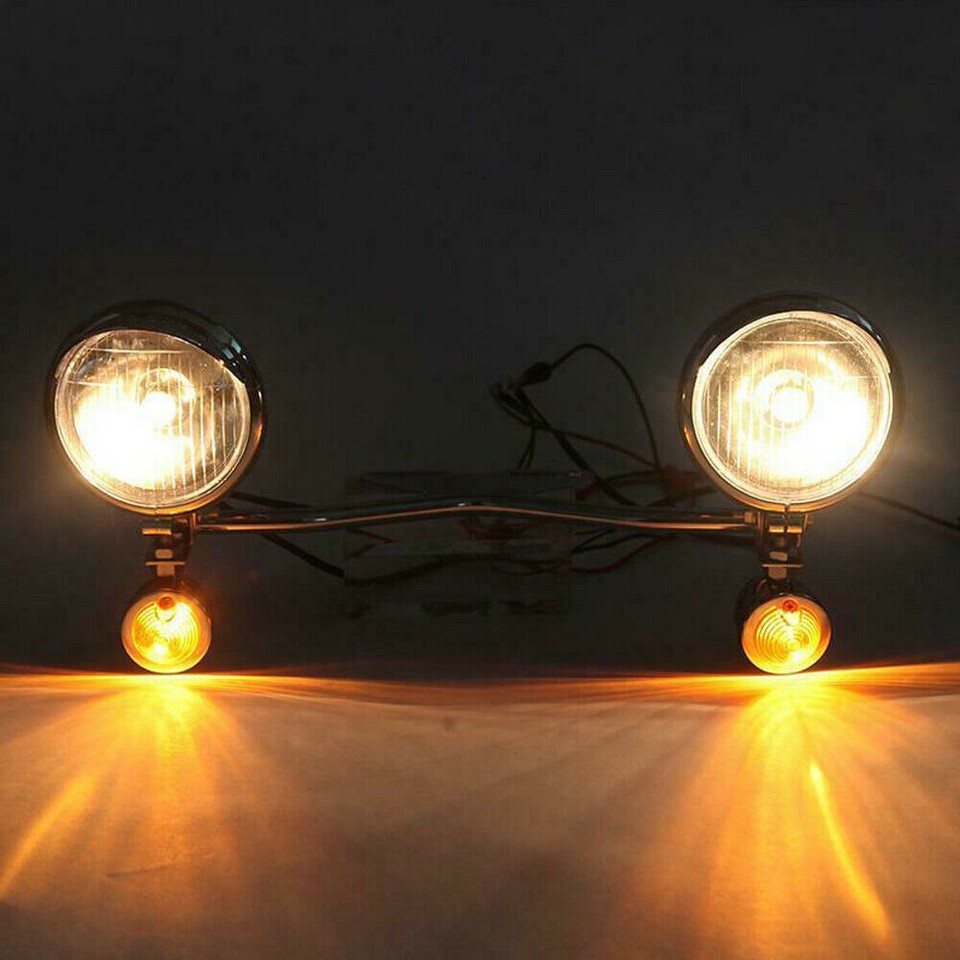 Passing Turn Signals Lights Bar Kit For Yamaha Road Star XV 1600 1700 ...
