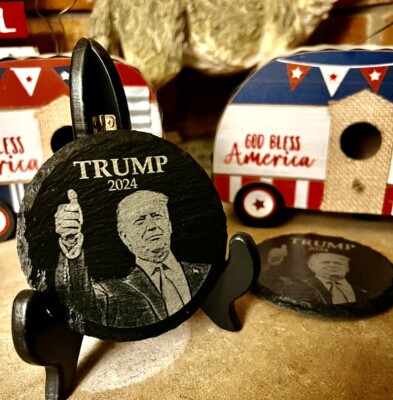!!President Donald Trump!! *2024* Presidential Campaign Slate Coaster ...