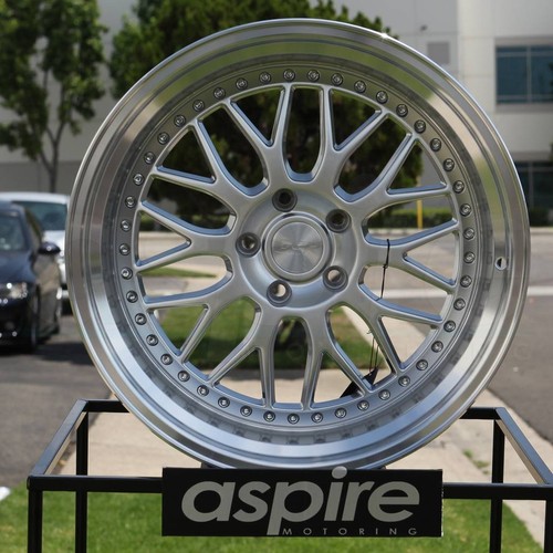 4-New 18" ESR SR01 SR1 Wheels 18x9.5 5x100 22 Hyper Silver Rims 73.1 | eBay