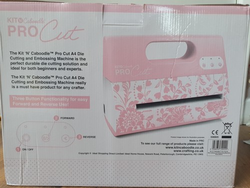 Kit N Caboodle Pro Cut A4 Die Cutting Machine PINK ( READ DESCRIPTION ...