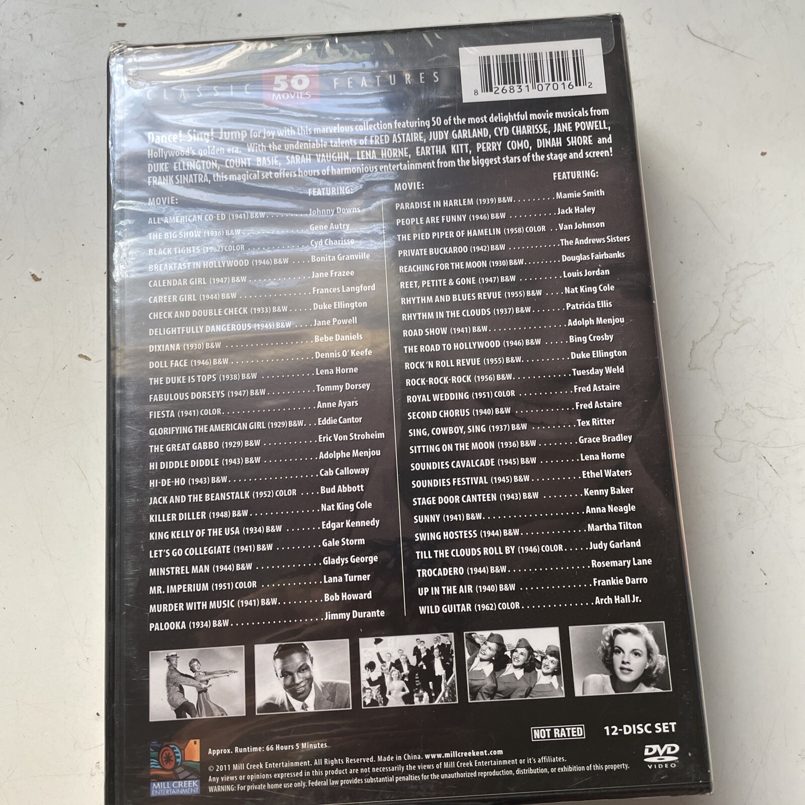 50 Classic Musicals (DVD,2011,12-Disc Set) Brand New Factory Sealed ...