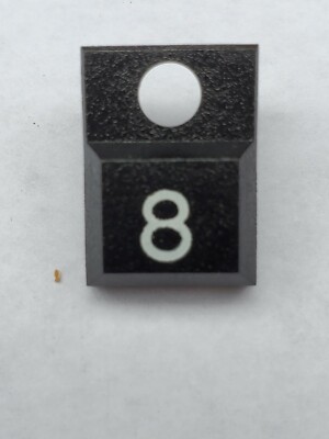 ITT Schadow Black Switch Cap with LED hole vertical #8 (Qty 3) | eBay