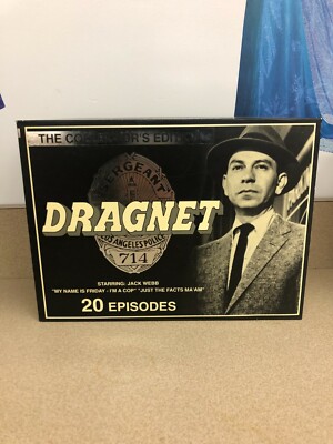 Set of 20 episodes- "Dragnet" The Collectors Editions, VHS Tapes | eBay
