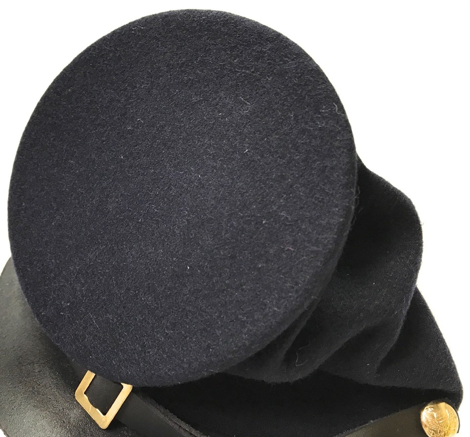 CIVIL WAR US UNION BLUE WOOL ENLISTED KEPI FORAGE CAP HAT-MEDIUM | eBay