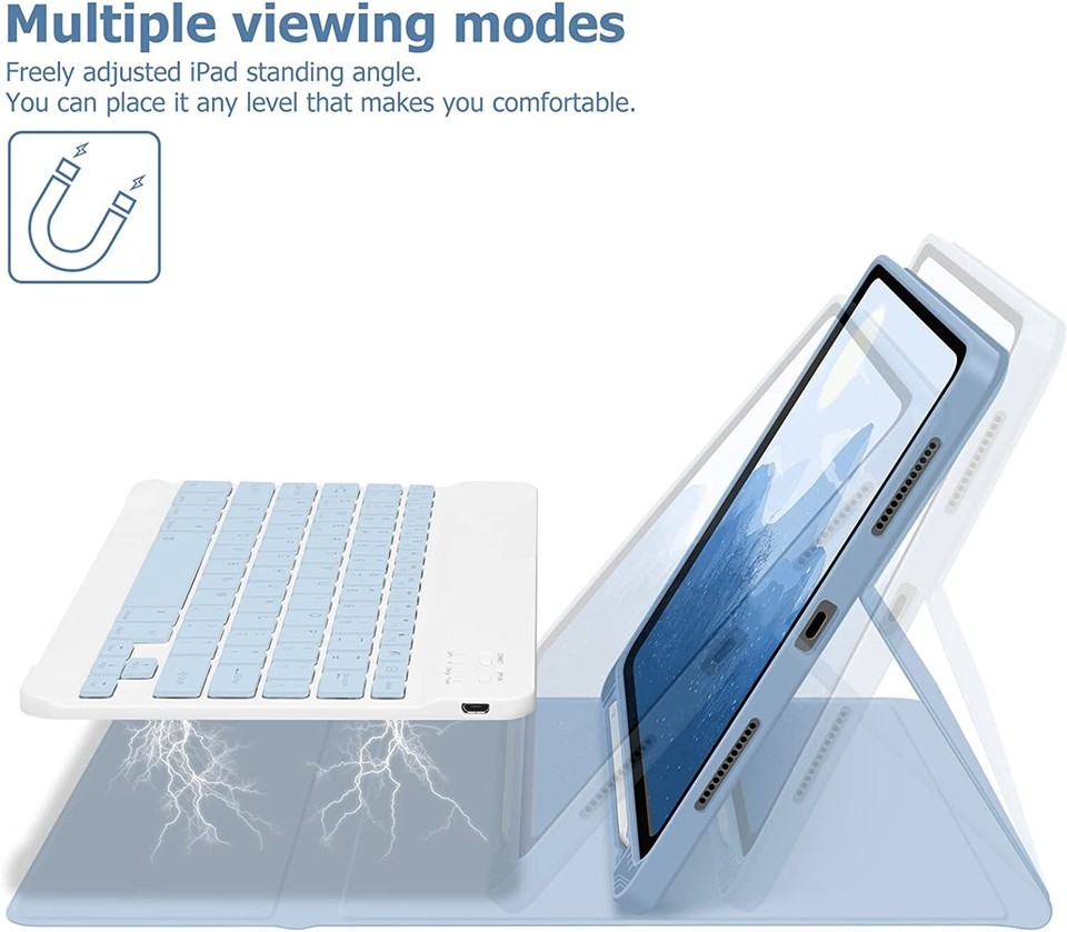 iPad Air 4th/5th Gen Keyboard Case GOKOCO iPad 2020/2022 10.9" Tablet ...