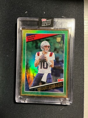 2024 Topps Now Rookie Campaign - DRAKE MAYE - SSP Gold Framed Parallel ...