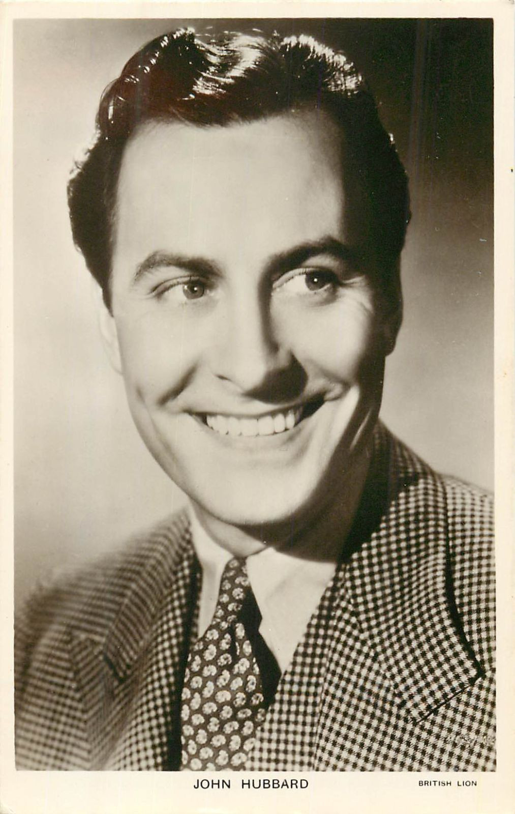 JOHN HUBBARD AMERICAN FILM/TV ACTOR PHOTO PRINT PLAIN BACK | eBay