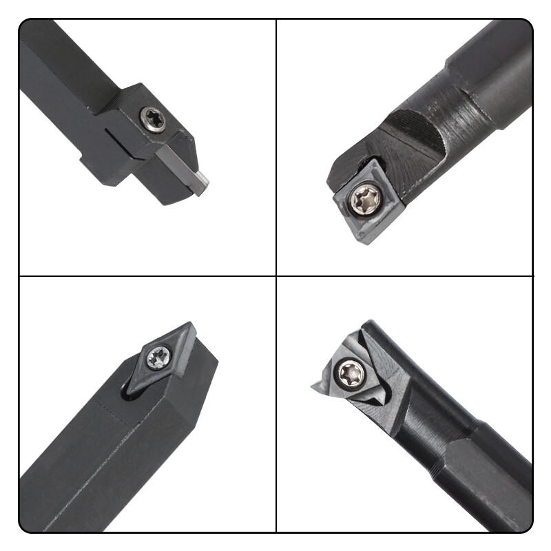 21PCS Lathe Turning Tool Kit Carbide Inserts Metal Lathe Tool Holders ...