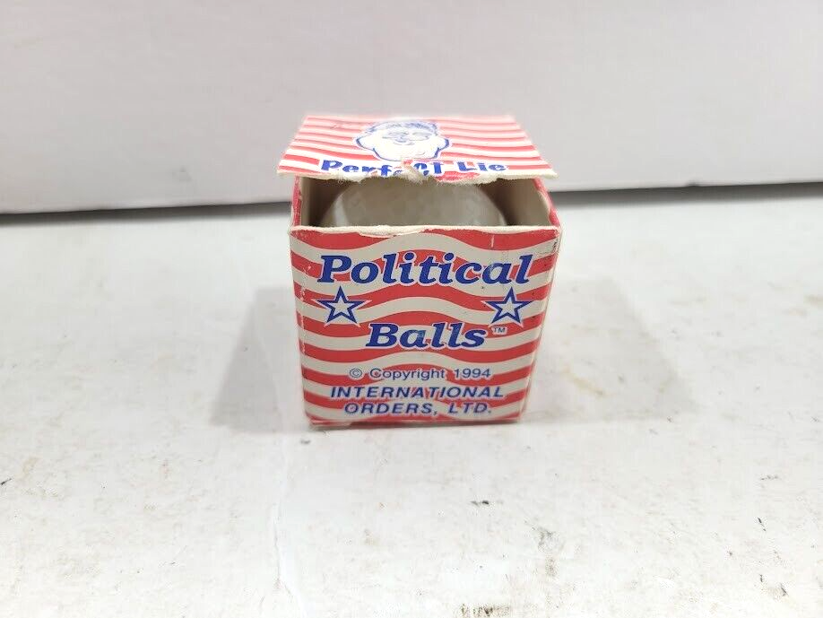 RARE Political Balls Perfect Lie Bill Clinton Golf Ball | eBay