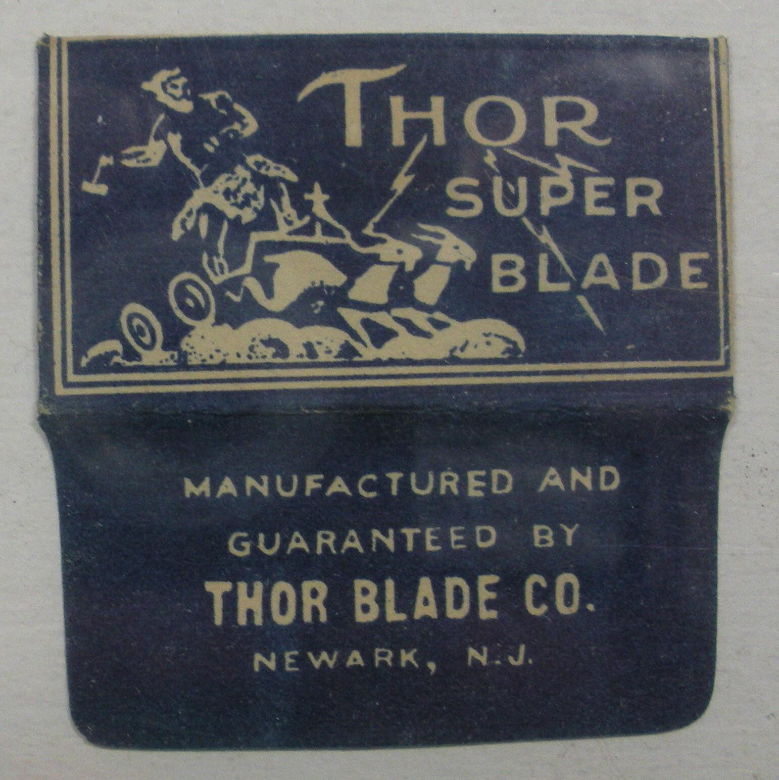 Vintage Razor Blade THOR - RARE -One Wrapped Blade | eBay
