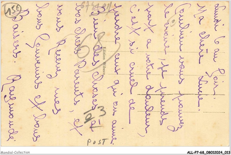 ALLP7-0607-68 - COLMAR - Die Post | eBay