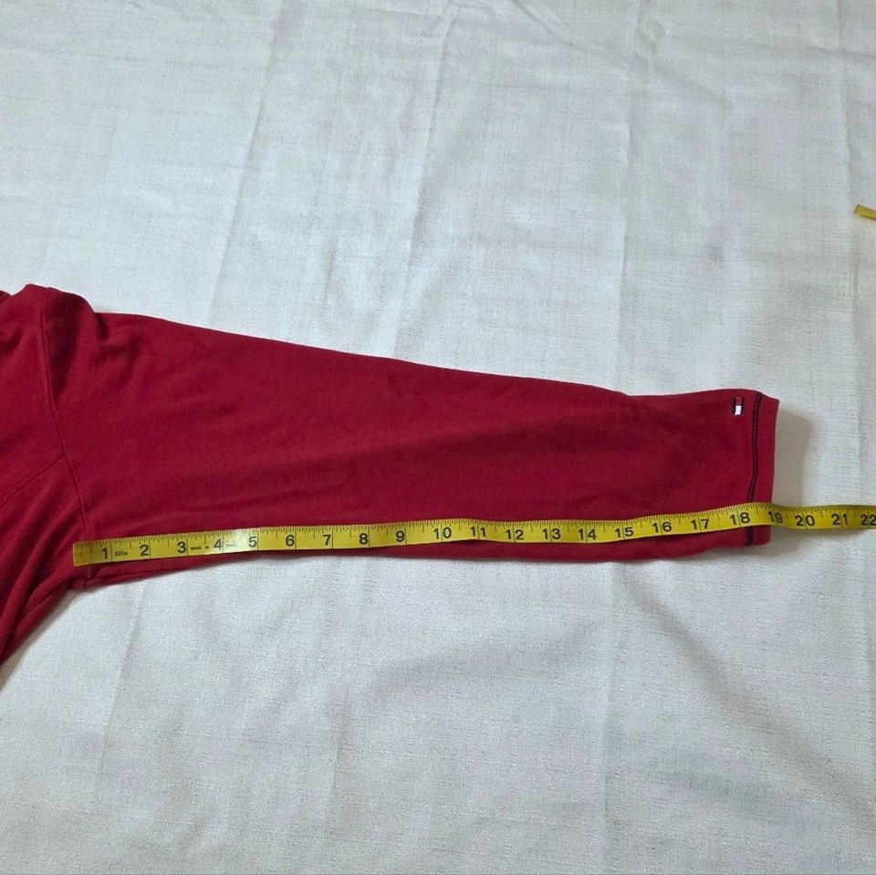 Tommy Hilfiger Red Quarter Button Top Size 2X | eBay