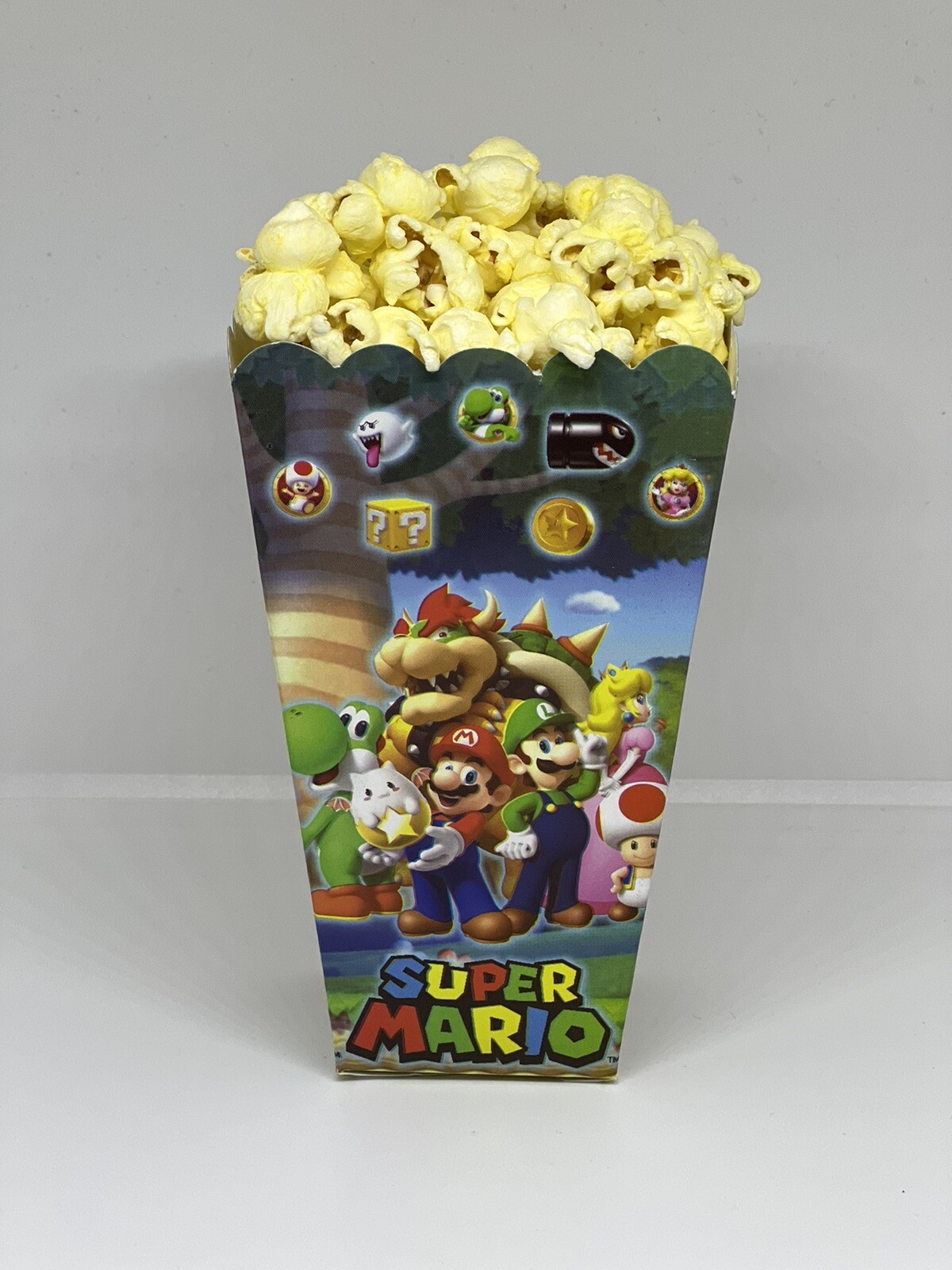 10 ct. Pack - Mario Popcorn Boxes / Paq. con 10 Cajas de Mario | eBay