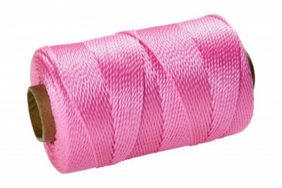 152Mtr Brick Line Pink Builders Line Hi Vis Building DIY Marking Out ...