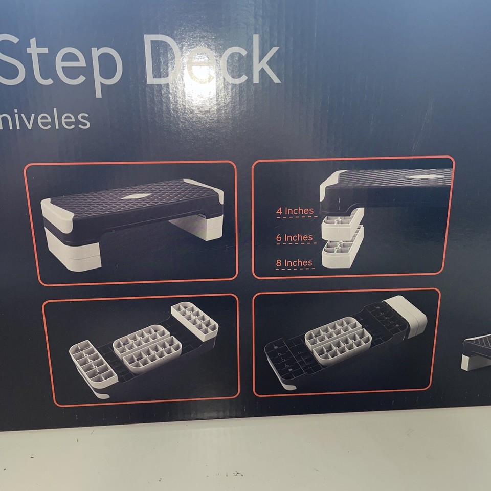 Aerobic Workout Stepper 3 Step deck Adjustable Fitness Exercise New ...
