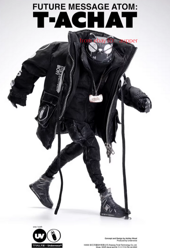 Tmall X Underverse Future Message Atom T- Achat 1/6 Action Figure Toys In Stock | eBay
