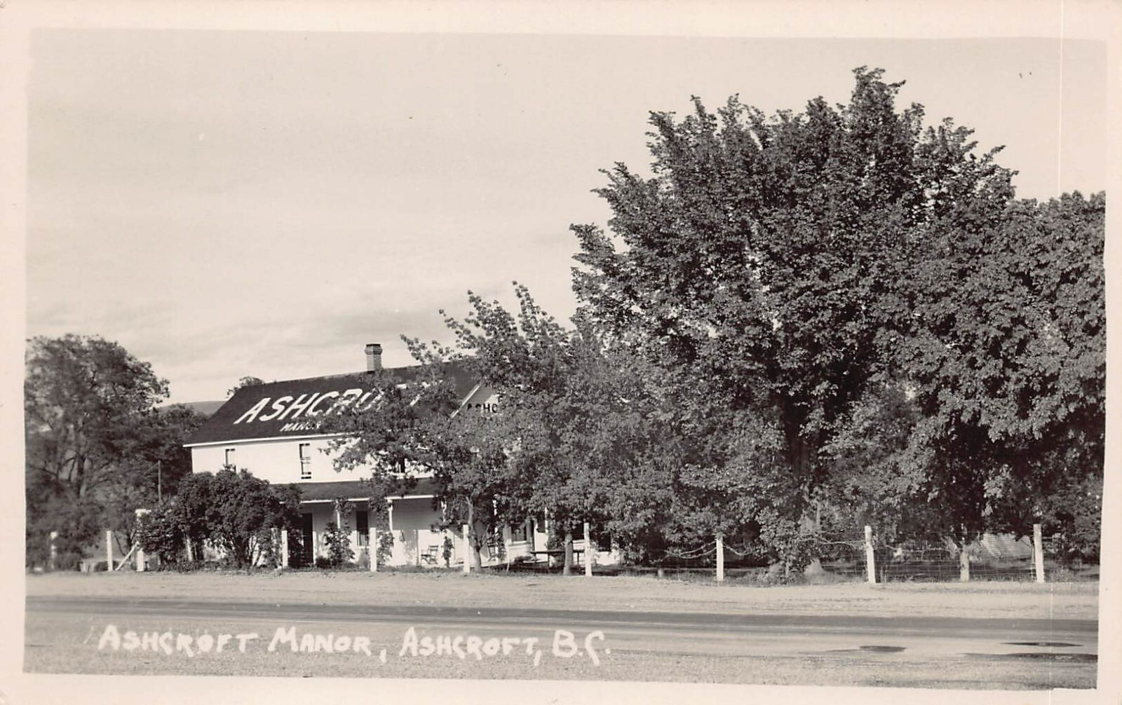 RPPC Ashcroft Manor Ranch Restaurant BC Canada Roadside Photo Vtg ...