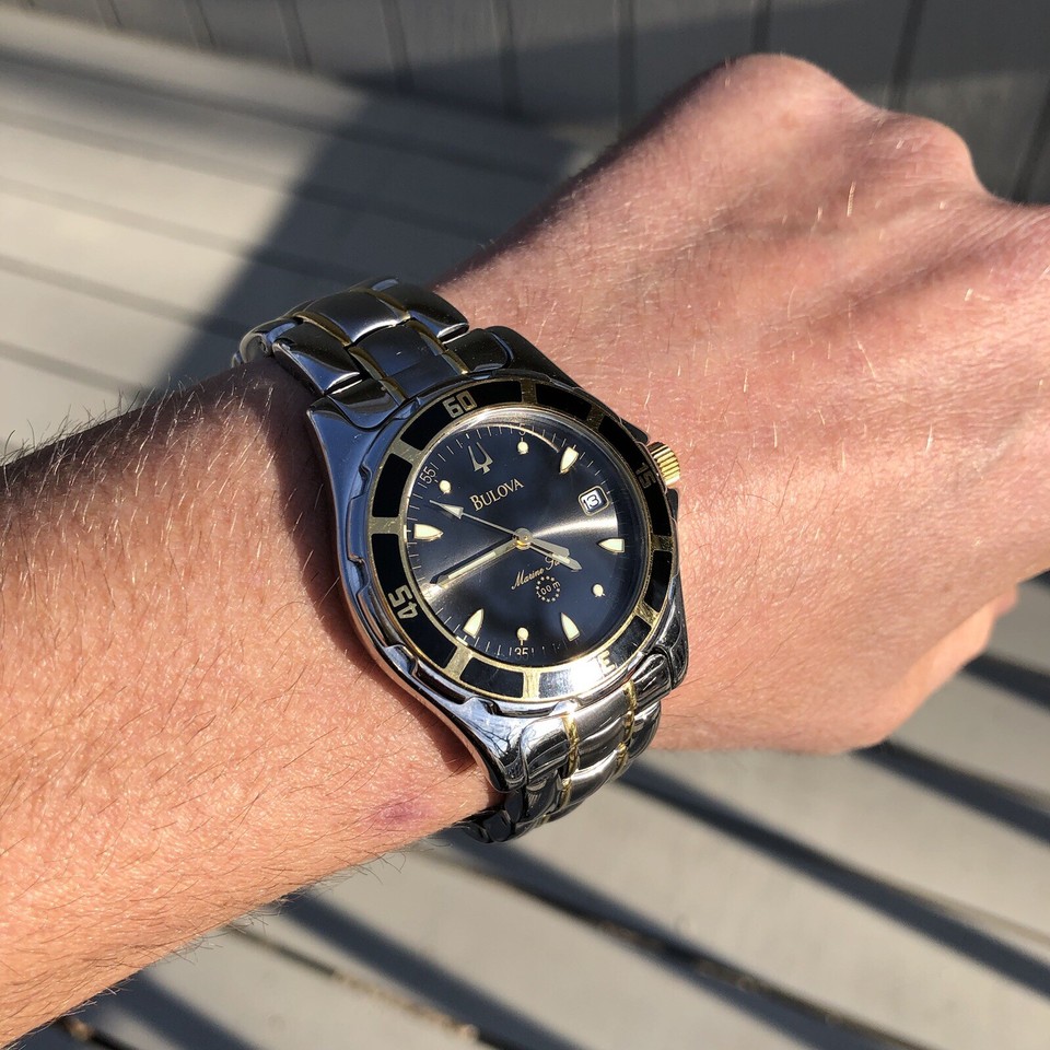 STUNNING Bulova Marine Star Submariner Men’s Watch | eBay