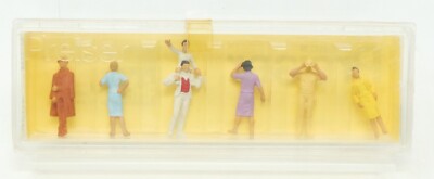 Preiser Mini-Figures 4026, Men & Woman Standing, Waiting Observing, HO ...