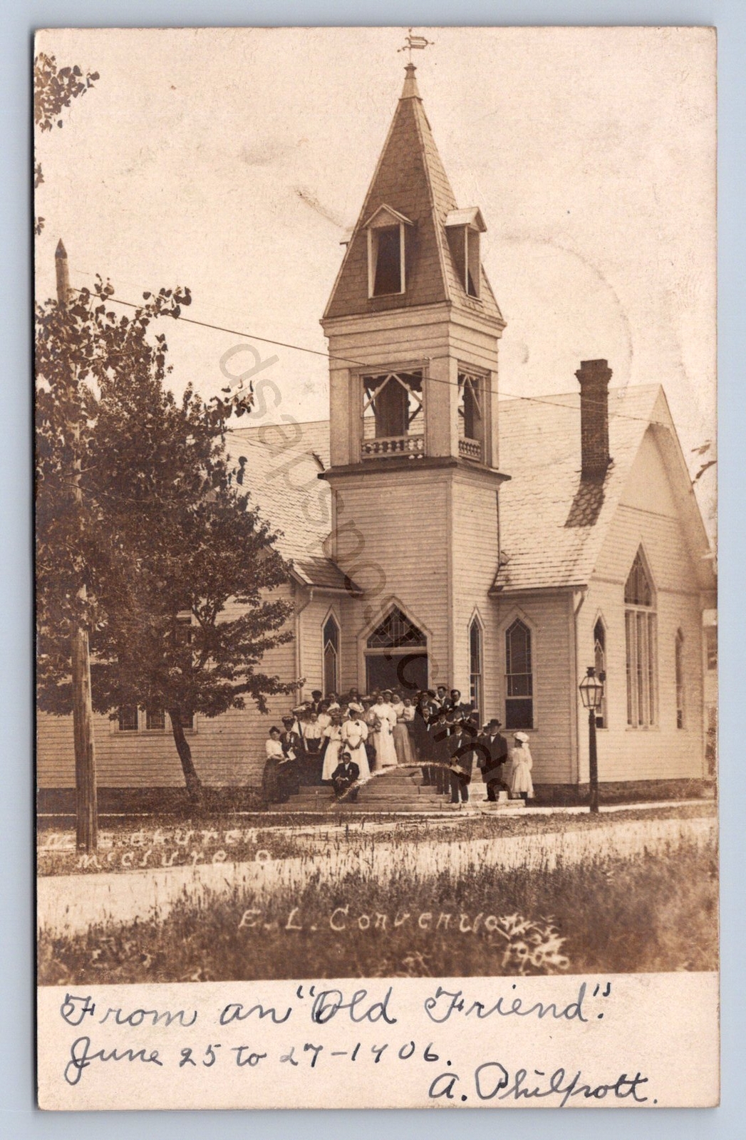 J93/ McClure Ohio RPPC Postcard c1910 M.E. Church Convention 284 | eBay