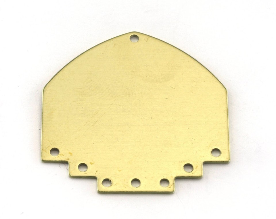 10 pcs Geometric Blanks Tag Connector Charms Raw Brass Findings 3142 ...
