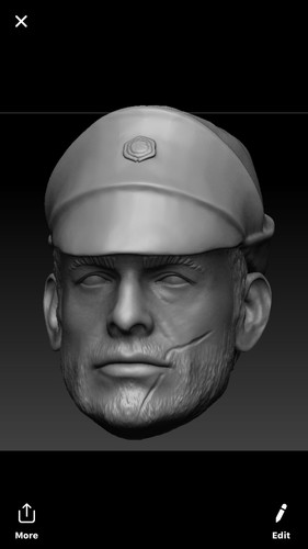 Star wars Gideon Hask custom head sculpt hasbro black series | eBay