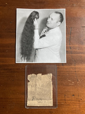 Robert "Believe it or Not" Ripley Signed Autograph Sign 3x2" Vint Cut ...