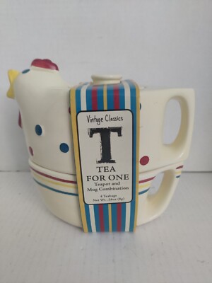 Twinings Vintage Classics Chicken Polkadot Teapot Tea Pot MSRF Inc ...