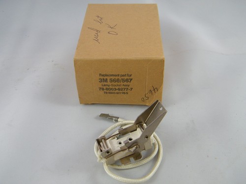 NEW UNIVERSAL REPLACEMENT LAMP SOCKET FOR 3M 566 / 567 OVERHEAD ...