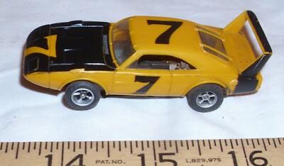 AURORA AFX #7 DODGE DAYTONA SUPERBIRD RACE CAR HO SLOT CAR 1970s IN ...