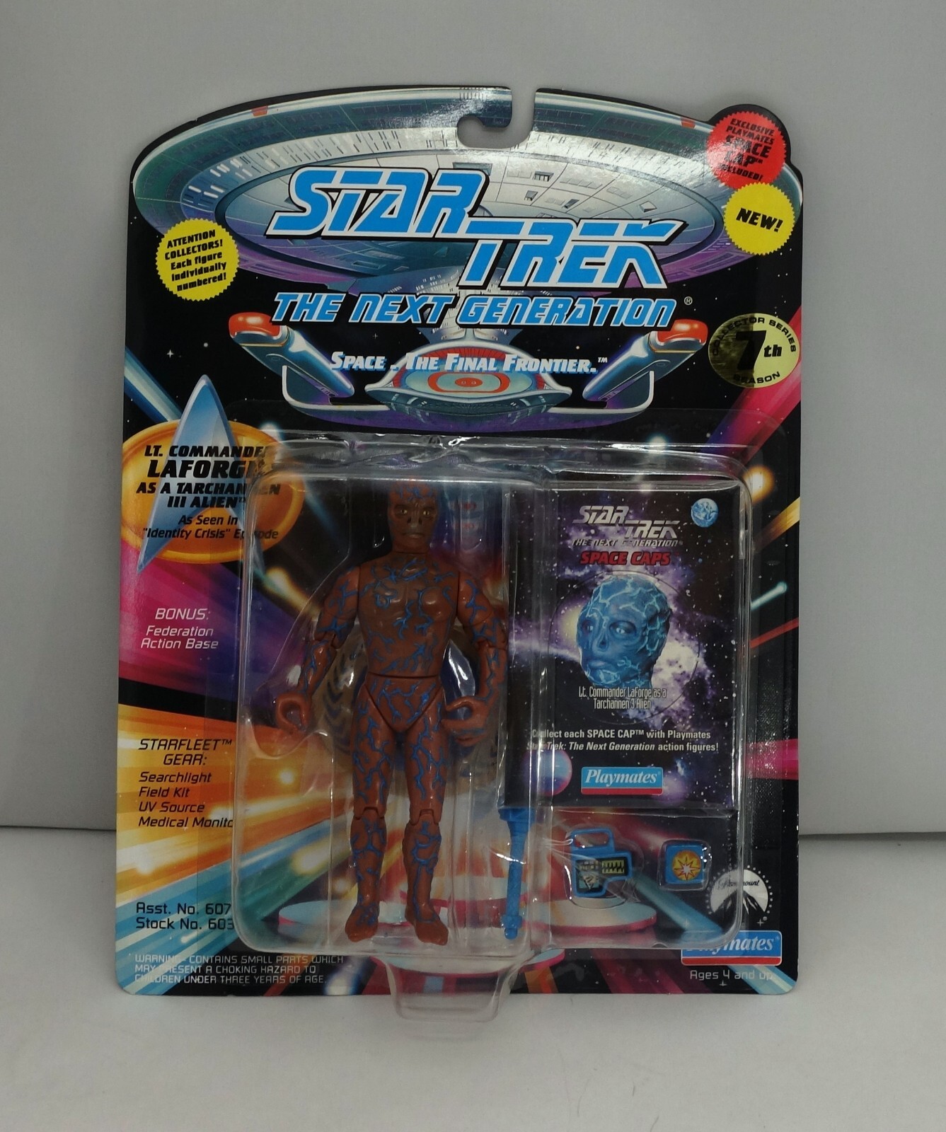 1994 Playmates Star Trek The Next Generation Lt. Commander La Forge as ...