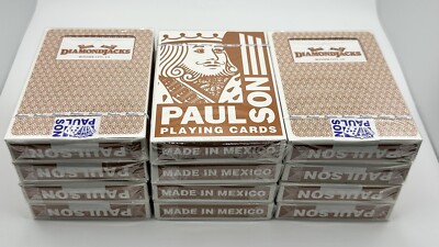 Gambling Paulson Playing Cards NEW Diamond Jack Casino (24 Decks ...