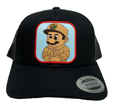 SUPER CHAPO BROS EL CHAPO GUZMÁN HAT BLACK MESH MEXICO LOGO FEDERAL | eBay