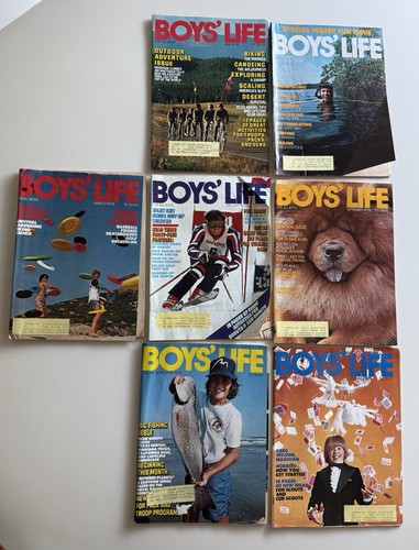 7Vintage Boys’ Life Magazine Lot 1970s Boy Scouts Issues Camping ...