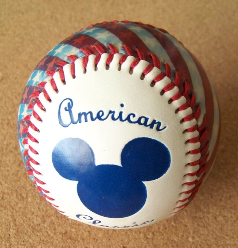 Walt Disney World American Classic baseball ball Mickey Mouse ...