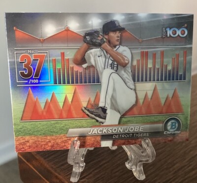 2024 Bowman Chrome JACKSON JOBE Top 100 Prospect Refractor #BTP-37 ...