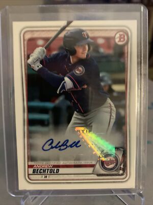 2020 Bowman Andrew Bechtold Prospects RC Auto #PA-AB Minnesota Twins | eBay