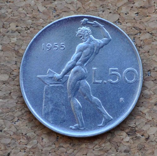 1950-80's L.50 Italian Coin - 50 Lira 1950-80's - Beautiful Coin ...