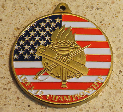 Navy JROTC Area XII Championship coin - 2006 12 excellence through ...