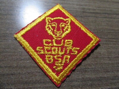 Bear Cub Scout Twill 1960's Rank Patch IN7 | eBay