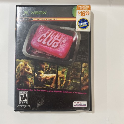 Fight Club Microsoft Xbox Game Disc w/ Case 20626721653| eBay