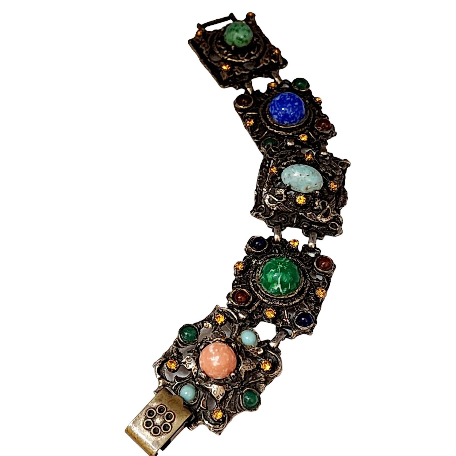 Vintage Selro Confirmed Heavy Elaborate Chunky Bracelet (A4352) | eBay