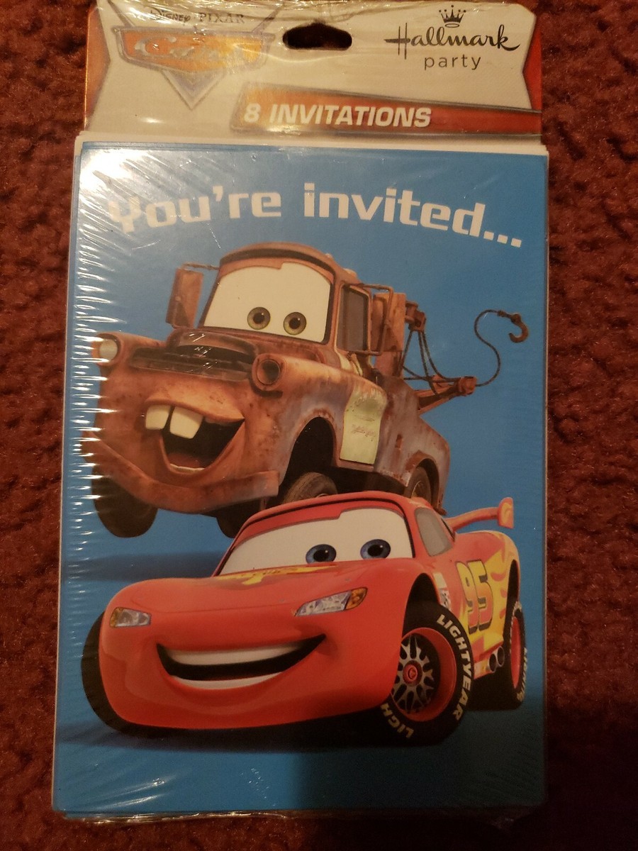 Pixar Cars Birthday Invitations