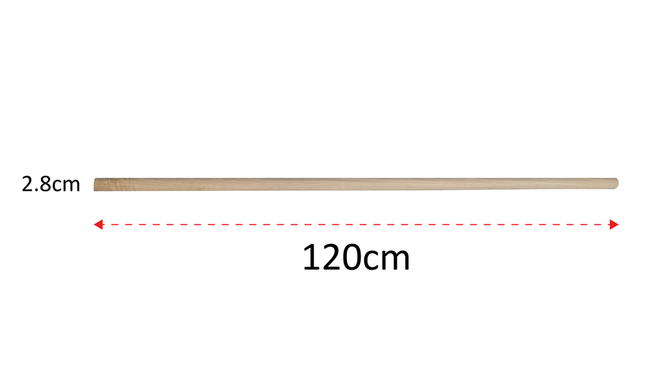 Wooden Handle Shaft Replacement for Rake, Hoe or Broom, Shaft for ...