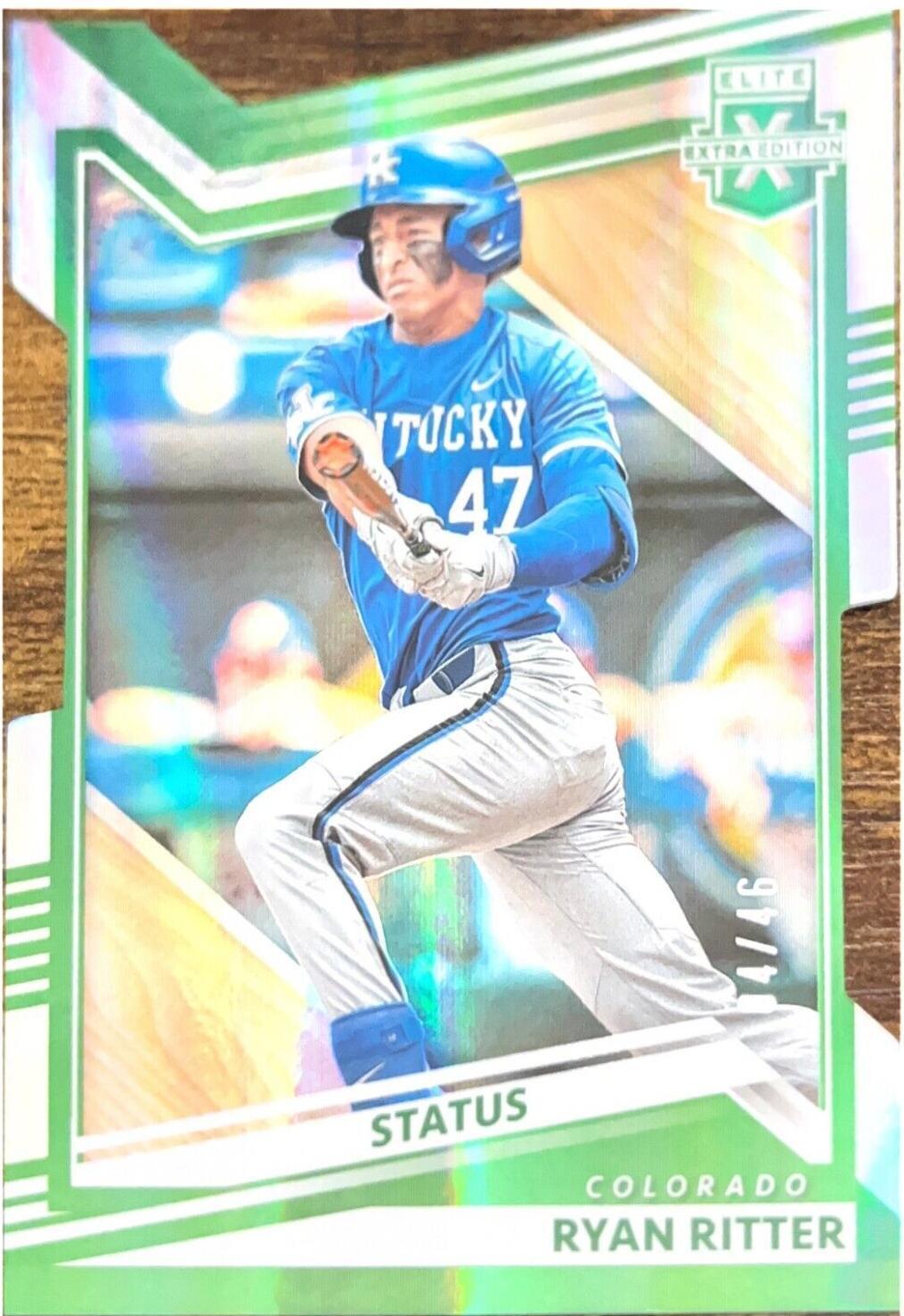 2022 Panini Elite Extra Edition - Ryan Ritter #116 Status Die-Cut /46 ...