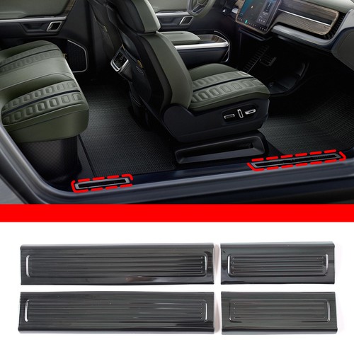 Steel Door Sills Scuff Sill Cover Panel Step Protector for Rivian R1S ...