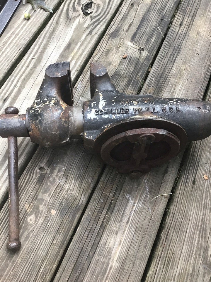 Vintage Wilton Schiller Bullet Bench Machinist Vise Tool 4" For Parts ...
