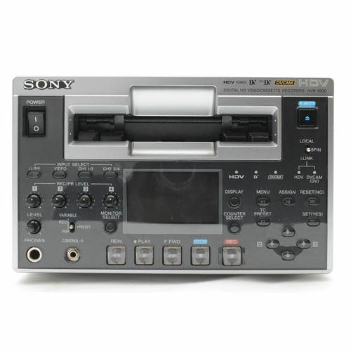 Sony HVR-1500 Digital HD Video cassette Recorder HDV DVCAM Used From ...
