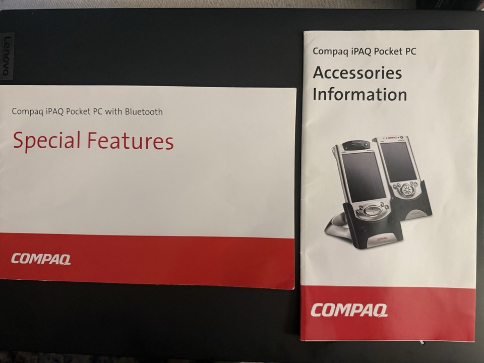 Compaq IPaq Pocket PC with Dock & Guidebooks | eBay