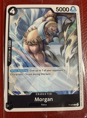 One Piece Card Game Morgan Navy P-026 From Pirates Party Kit Vol 2 ...